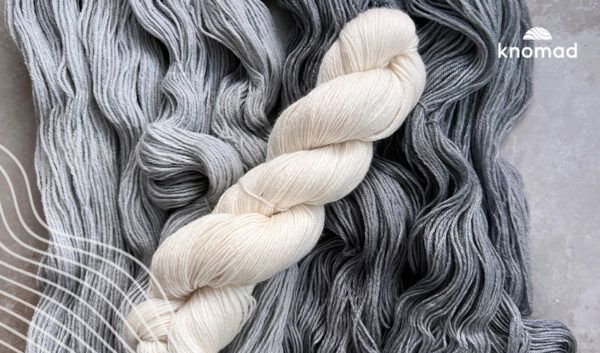Undyed yarn | Bare yarn for dyeing wholesale | KNOMAD